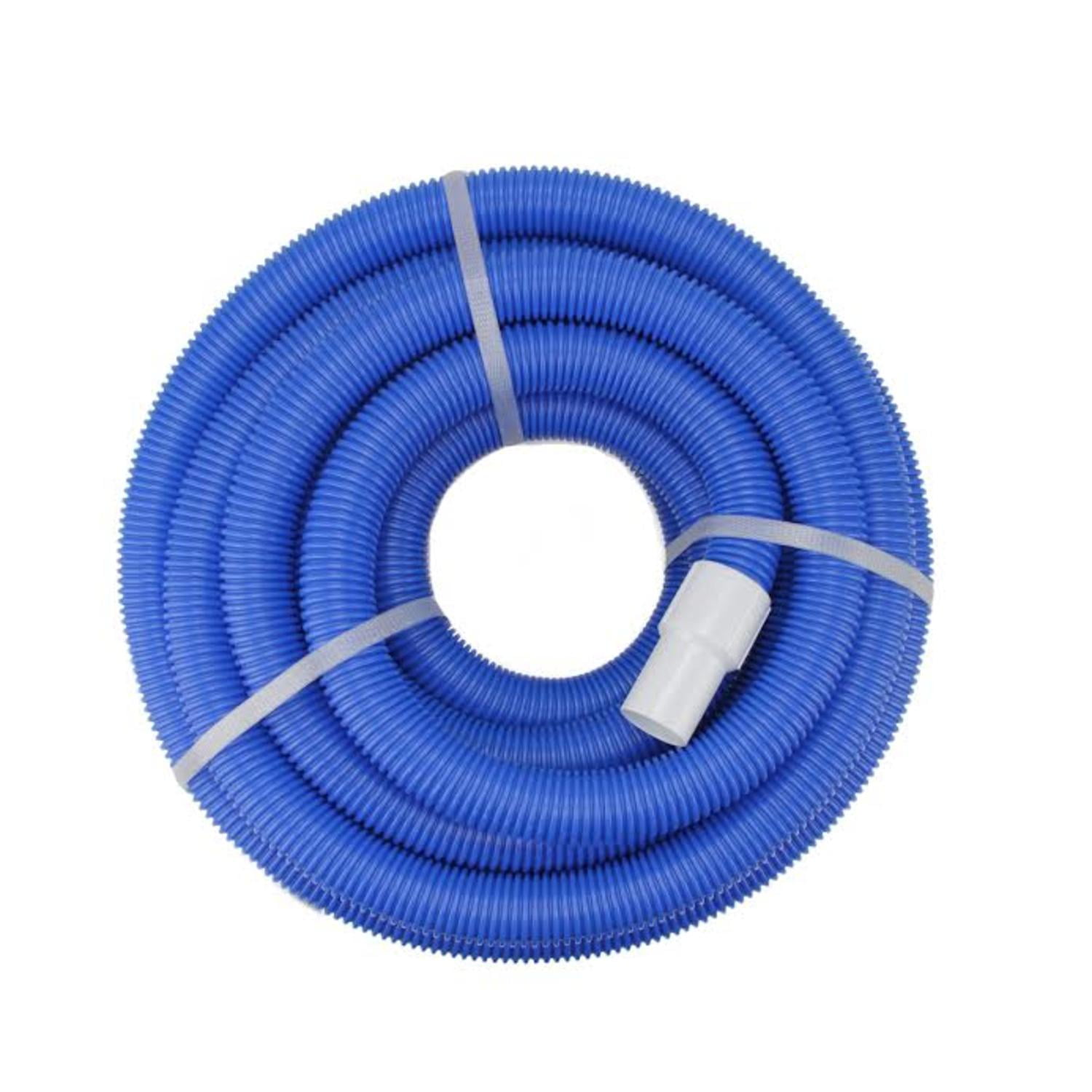 Blue Blow-Molded PE In-Ground Swimming Pool Vacuum Hose - 36' x 1.25 ...