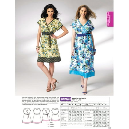 Misses' Dresses-XS-S-M-L-XL -*SEWING PATTERN* | Walmart Canada