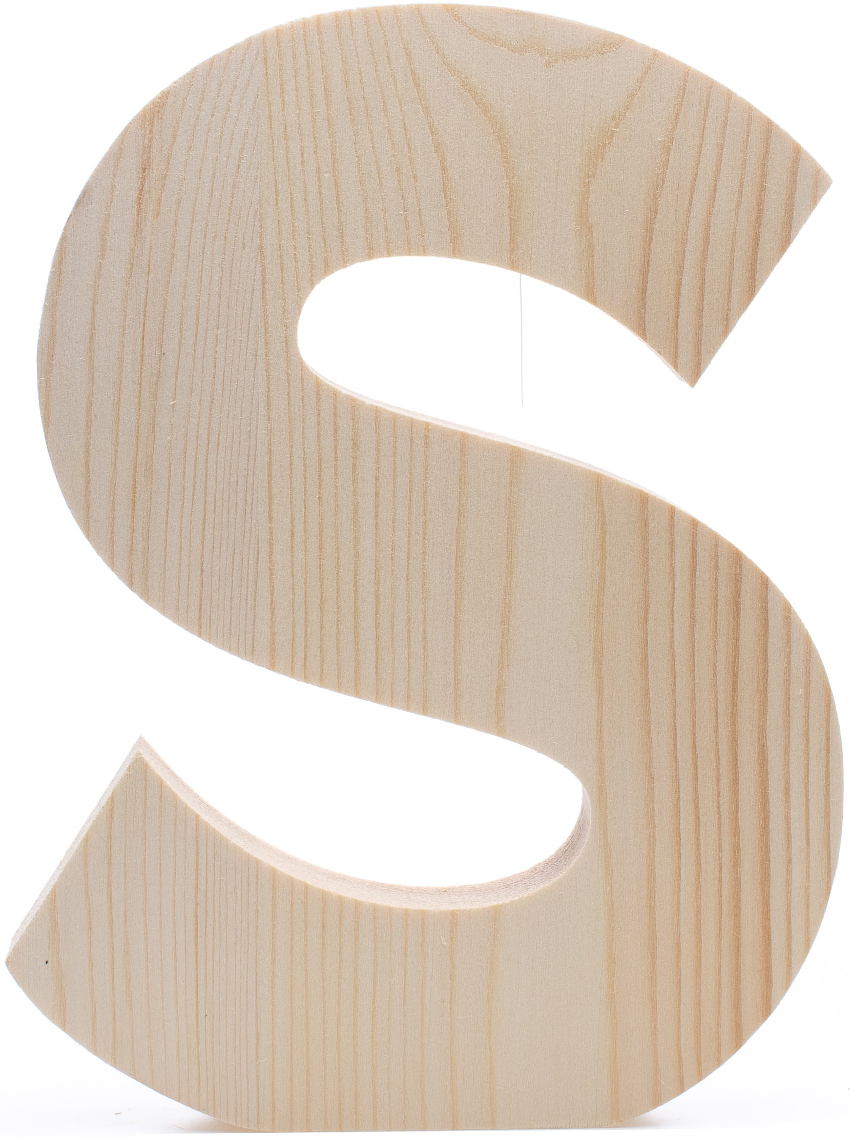 Hampton Art Chunky Wood Letter 8"-S - Walmart.com