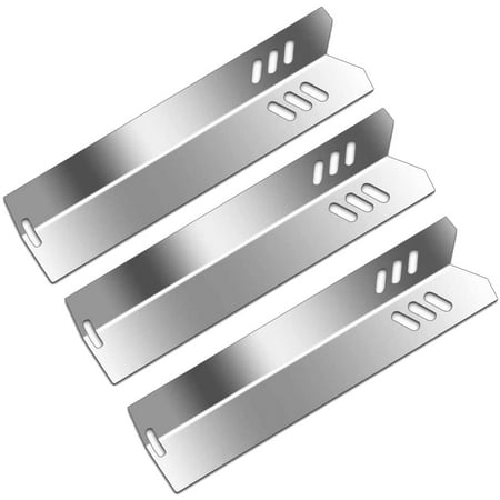 Heat Plate Tent Shields, 3pc Stainless Steel Grill Replacement Parts ...