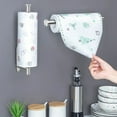 PHANCIR Self-Adhesive Wall-Mount Paper Towel Holders, Drill Rack for ...
