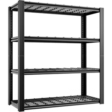 "6 Tier Metal Garage Shelf, 55""W x 84""H, Adjustable, Heavy Duty ...