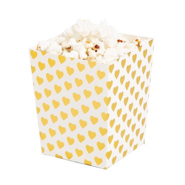Popcorn Boxes - Striped White and Red Popcorn Boxes Tubs - (50 Count ...