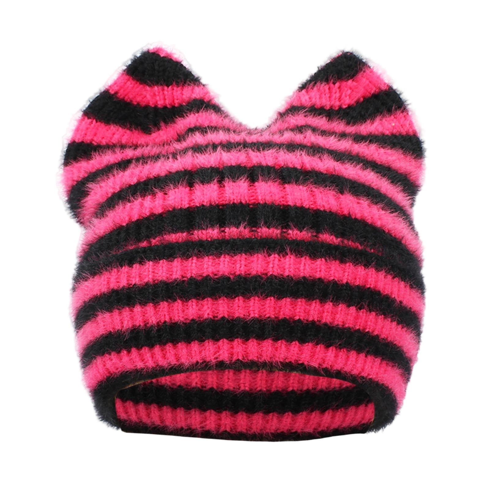 Click here for Jmyhoam Winter Beanie Hat Striped Ears Steamed Sha... prices