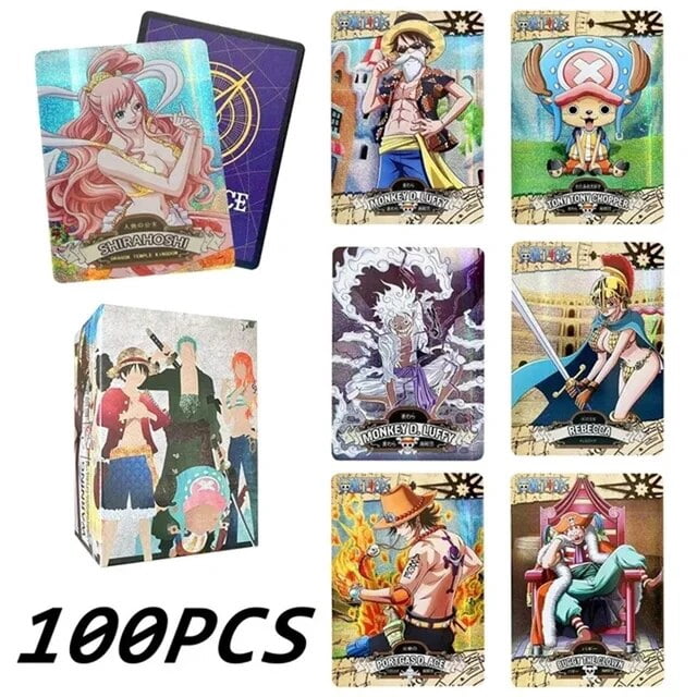 DMH 50-100Pcs One Piece Card English Version Holographic SSR Shine ...