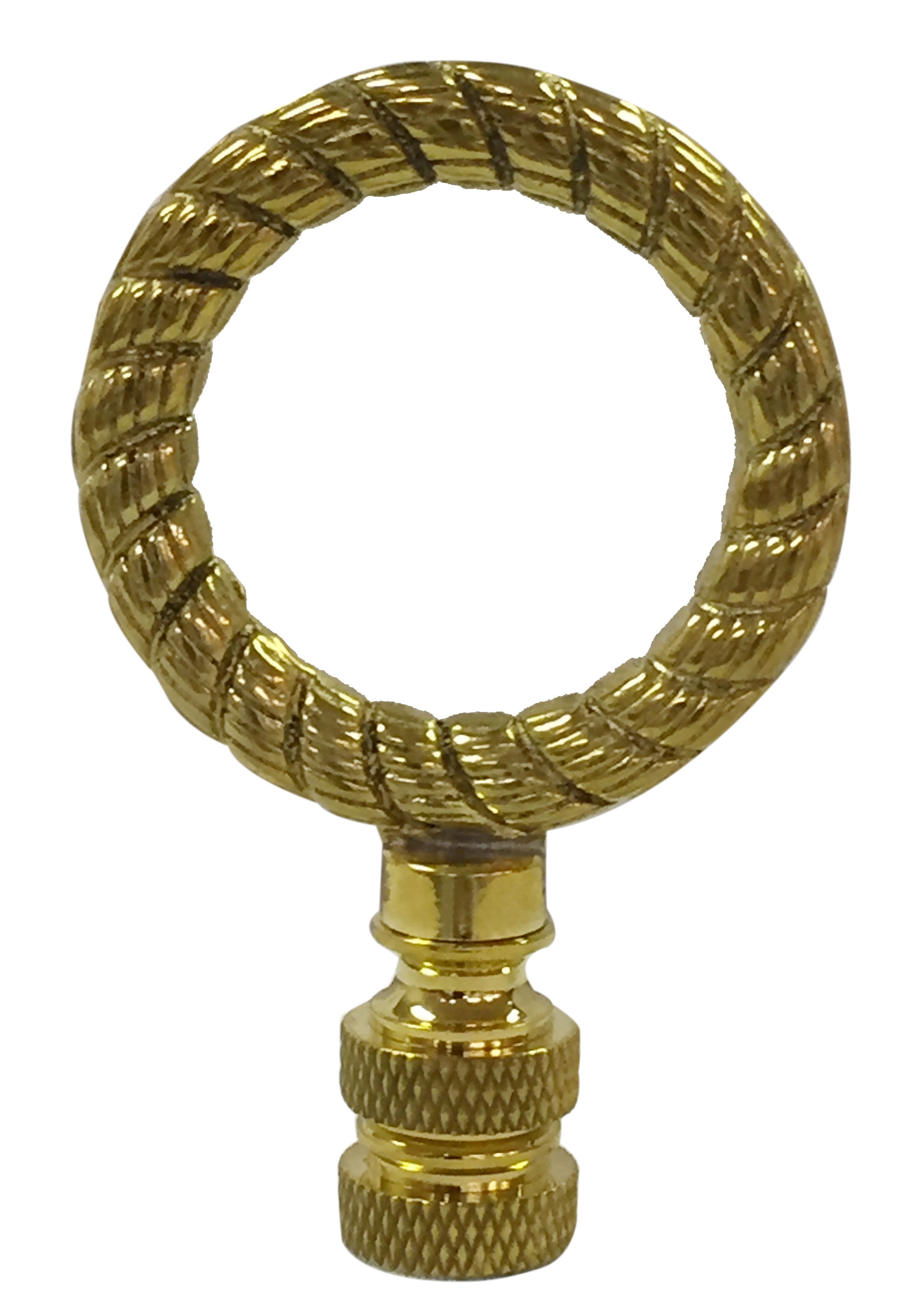 Royal Designs, Inc. Rope Wreath Lamp Finial for Lamp Shade, F-5003PB-1 ...