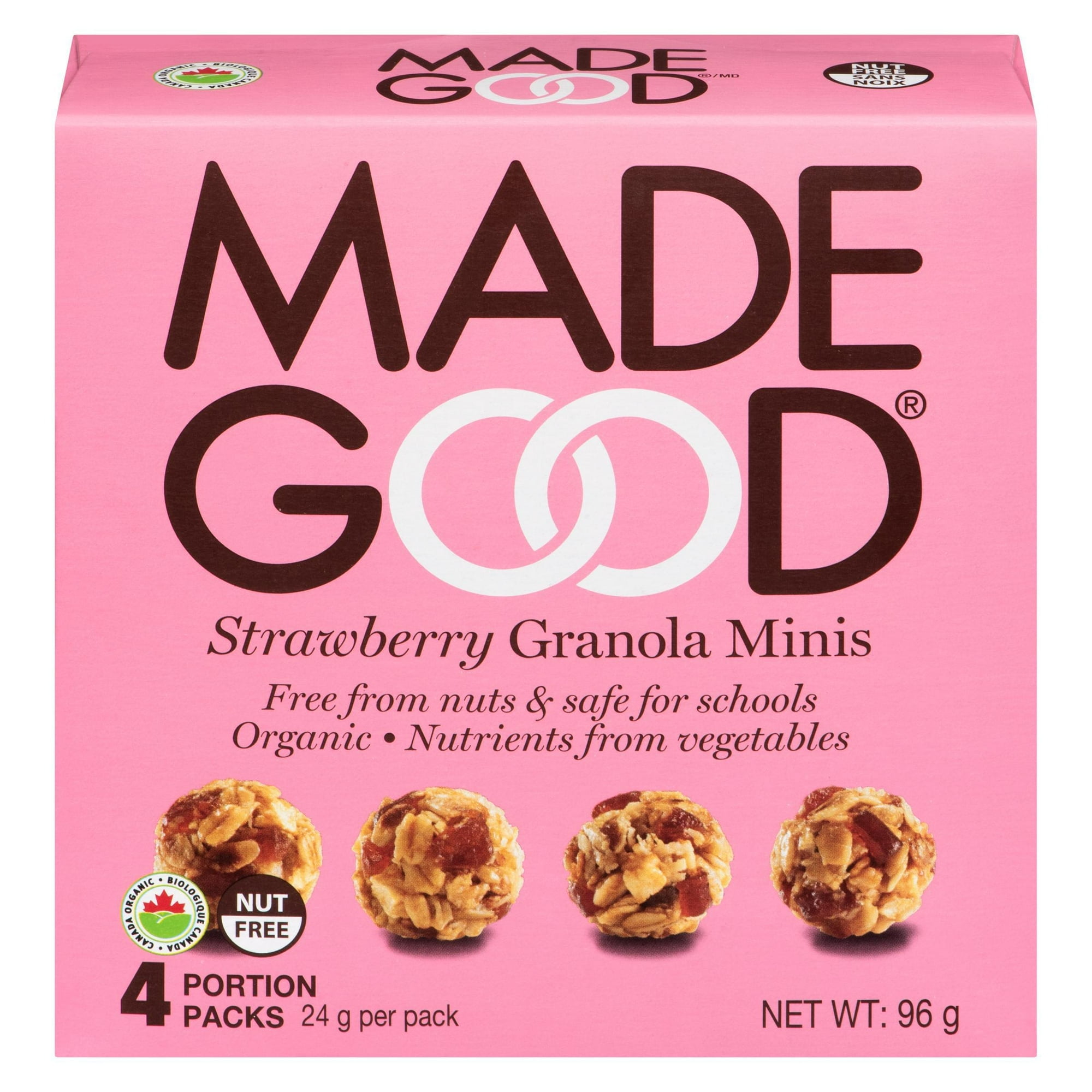Made Good Minis de Granola à la Fraise Biologiques - Walmart.ca