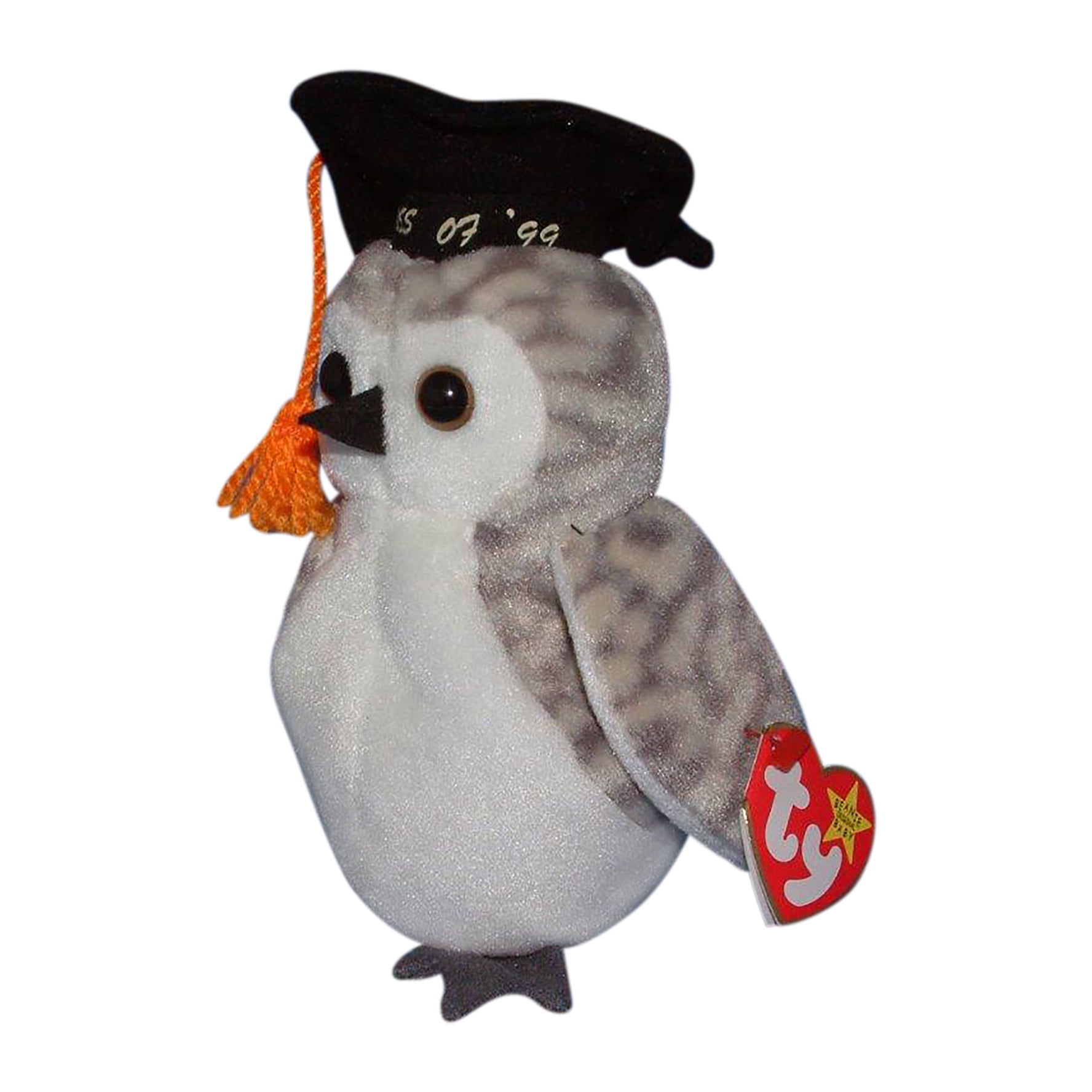 Ty Beanie Baby: Wiser the Owl - Graduation 1999 | Stuffed Animal | MWMT ...