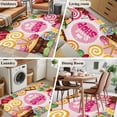 Area Rug for Living Room, Sweet Shop Words Non-Slip Indoor Large Carpet ...