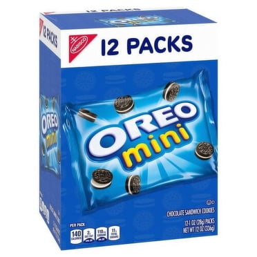 Oreo Chocolate Wafer Roll Cookies with Filling, 54g Pack (4Pk ...