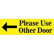 5in x 3.5in Notice Keep Door Closed Magnet Magnetic Business Sign ...