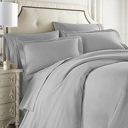 Clara Clark Complete 8 Piece Bedding Set Includes Sheets, Duvet, Pillow ...