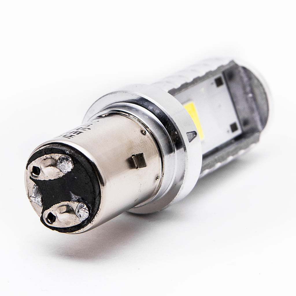 Biltek Headlight LED Conversion Bulb S2 BA20D to LED High Low Beam ...