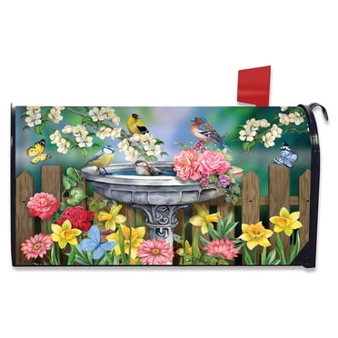 Bluebirds And Daffodils Spring Mailbox Cover Briarwood Lane - Walmart.com