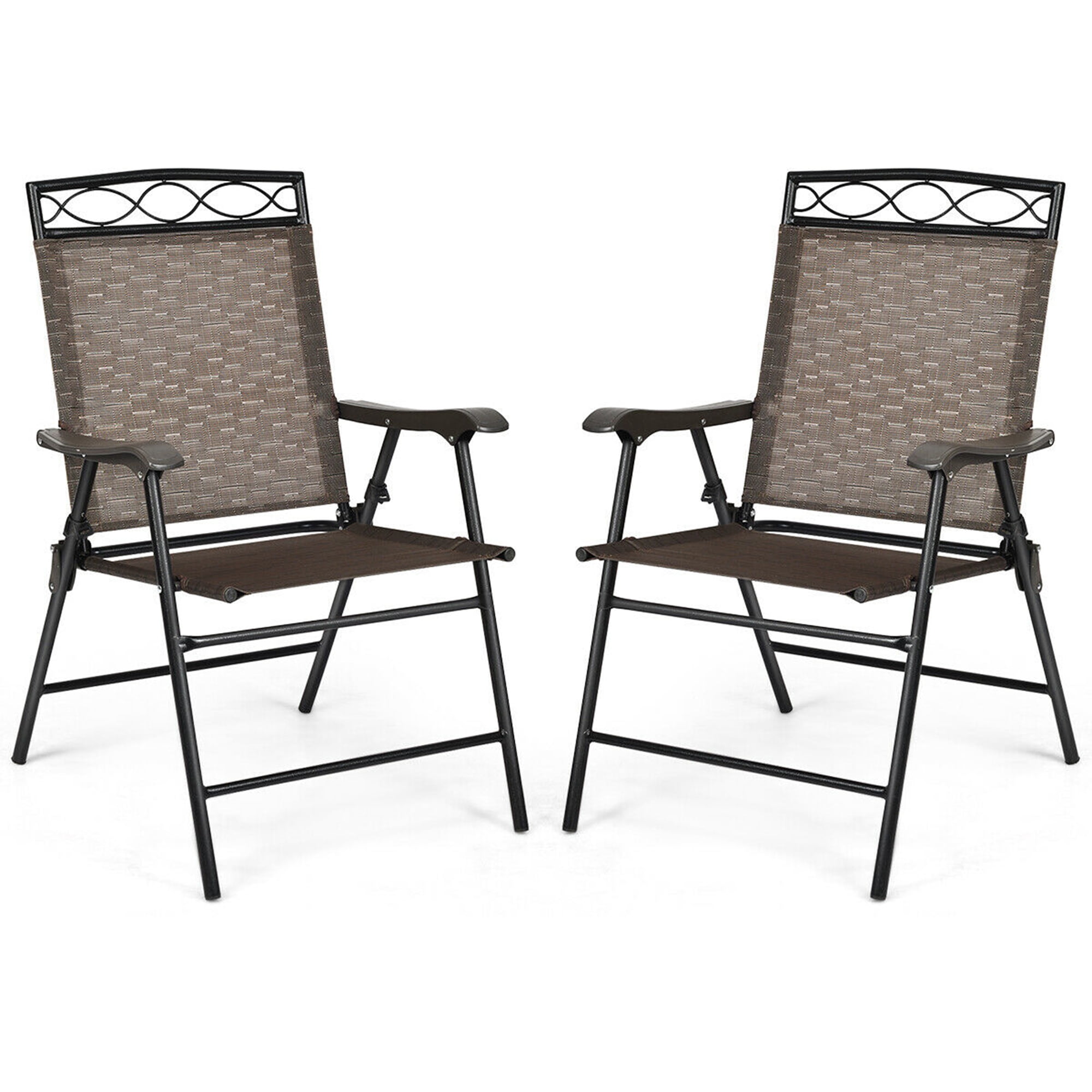Click here for Gymax 2pcs Folding Chairs Patio Garden Outdoor W/... prices