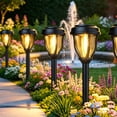 ABS Solar LED Outdoor Lawn Light, Waterproof Nordic Style Garden Lamp ...