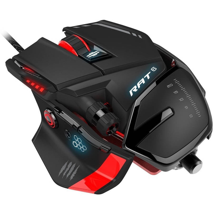 Mad Catz RAT 6 Wired Laser Mouse Walmart mad-catz-rat-6-wired-laser-mouse-walmart