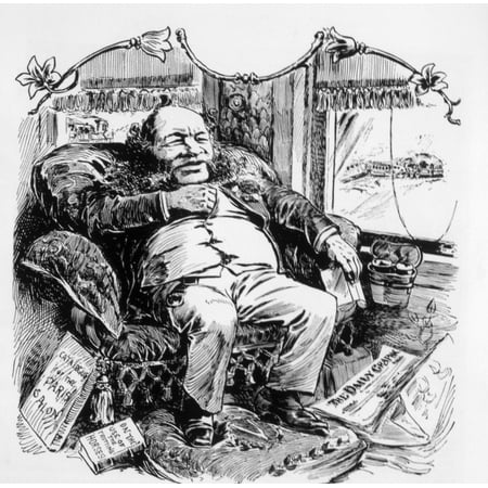 Railroad Mogul William Henry Vanderbilt Depicted Saying 'The Public Be ...