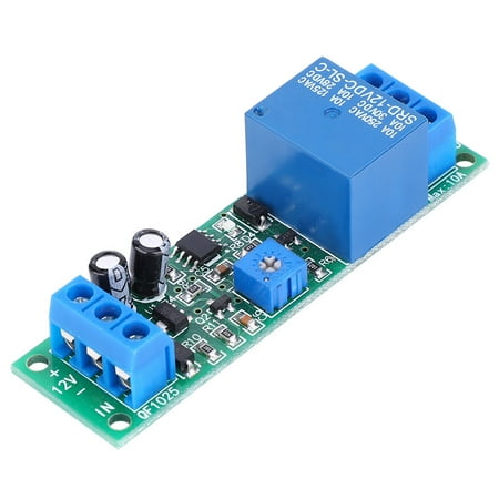 DC 12V Quick Start Timer Relay, Timer Relay Module, Time Range 0.1-5 ...
