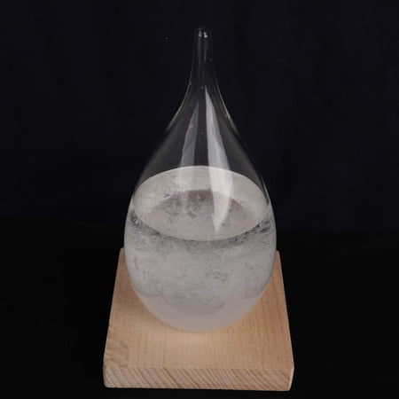 Fortunenine Transparent Droplet Weather Forecast Bottle, Storm Glass ...