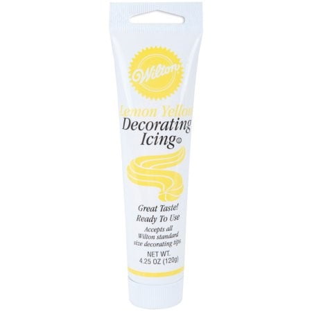 Wilton Ready-To-Use Icing Tube, Lemon Yellow - Walmart.com
