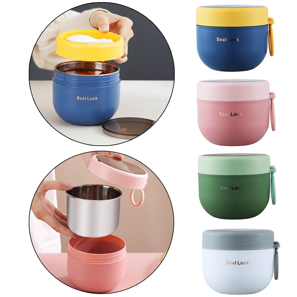 Visland Vacuum Insulated Food Jar, Leak-proof Soup Cup for Kids, BPA-Free Lunch Containers ...