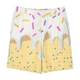 Angala Toddler Boys Shorts Ice Cream Print Elastic Waist Shorts Summer ...
