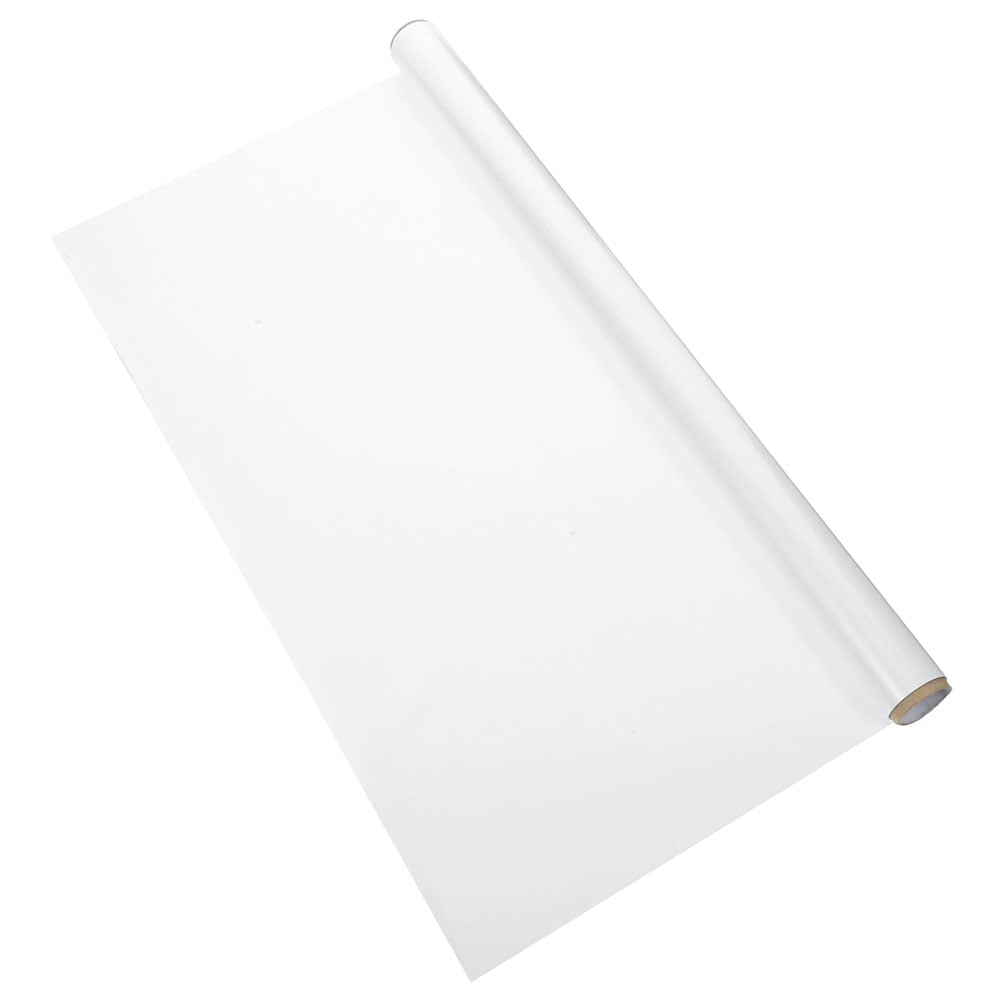 Homemaxs 1 Set Multi-Function Whiteboard Dry Erase Board Erasable White Board Sticker Static White Board Sheet 300.00x45.00x0.10cm