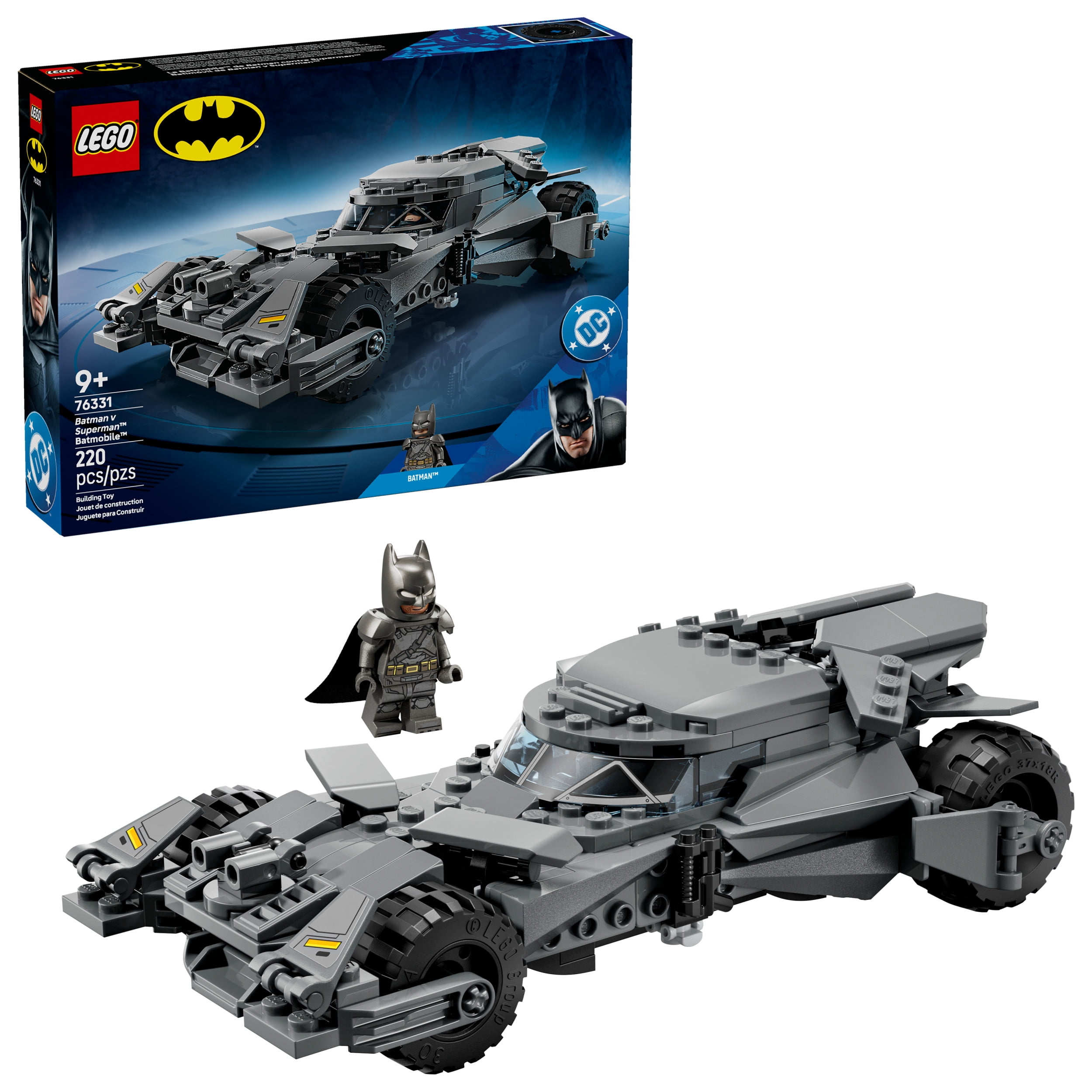 LEGO DC Batman: Batman v Superman Batmobile Building Blocks Set - Super ...