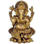 Golden Horse Statue Stepping on Wealthy Pot - Walmart.com