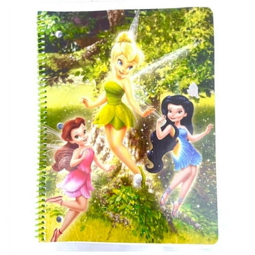 Disney Fairy Tinker Bell and Flutter Friends Spiral Notebook - Walmart.com