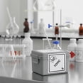 500 PCS Hazard Class 6 Toxic Labels - 4 x 4 Inch Square Poison Adhesive ...