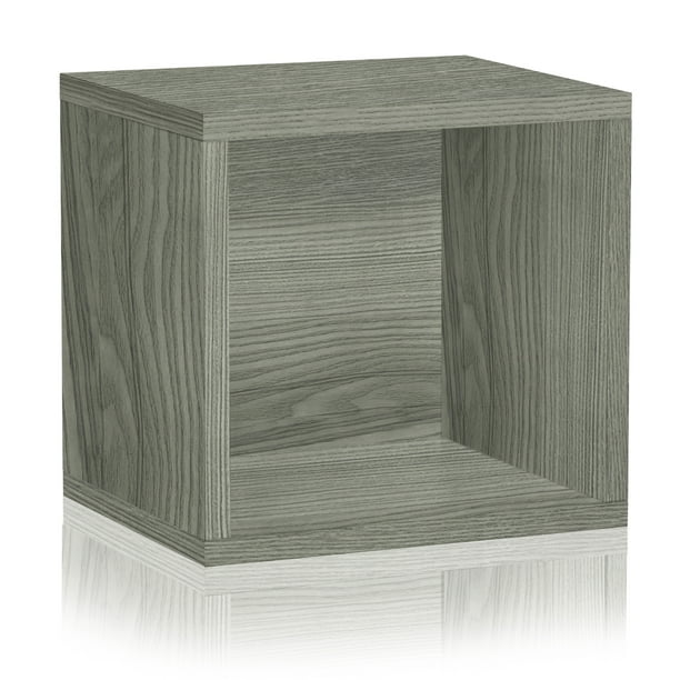 WAY BASICS Modular Stackable Storage and Organizer Cubes, Grey - Walmart.ca