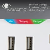 GE Pro 2-Outlet 2-USB Port Charging Station, White, 35805 - Walmart.com