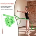 2m Gym Dance Ribbons Rhythmic Equipment Ballet Streamer Twirling Rod ...