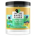 Find Your Happy Place Scented Jar Candle Palm Trees & Pina Coladas, 7 ...