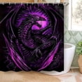 BAOPAI Waterproof And Mold-Proof Dinosaur Shower Curtain For Bathroom ...