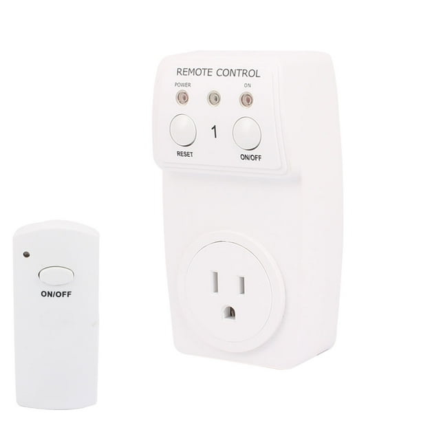 AC120V 10A US Plug Outlet Wireless Remote Control Socket Lamp Socket ...