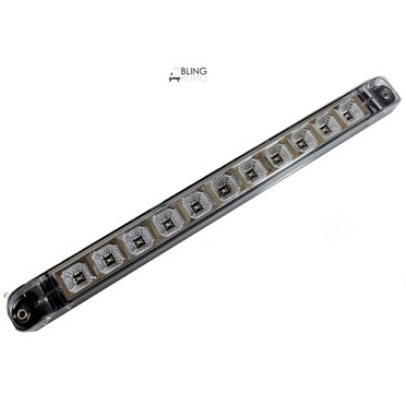 Sparkling Amber LED 17" Identification Light Bar / Emergency Turn ...
