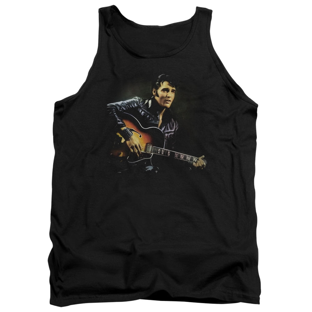 Elvis Presley 1968 Tank Top T-Shirt Black - Walmart.com