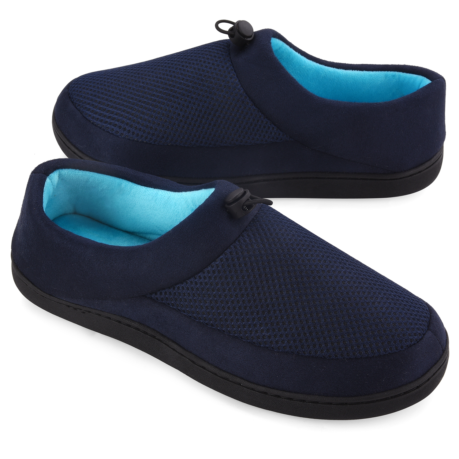 Ozark Trail Men's Puffer Slippers - Walmart.com