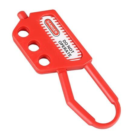 Tagout Hasp Lock, Rugged 3 Holes Industrial Hasp Lock For Chemical ...