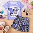 Cathalem Kid Girls Clothes Summer Girls Outfits Pattern T-shirt Tops ...