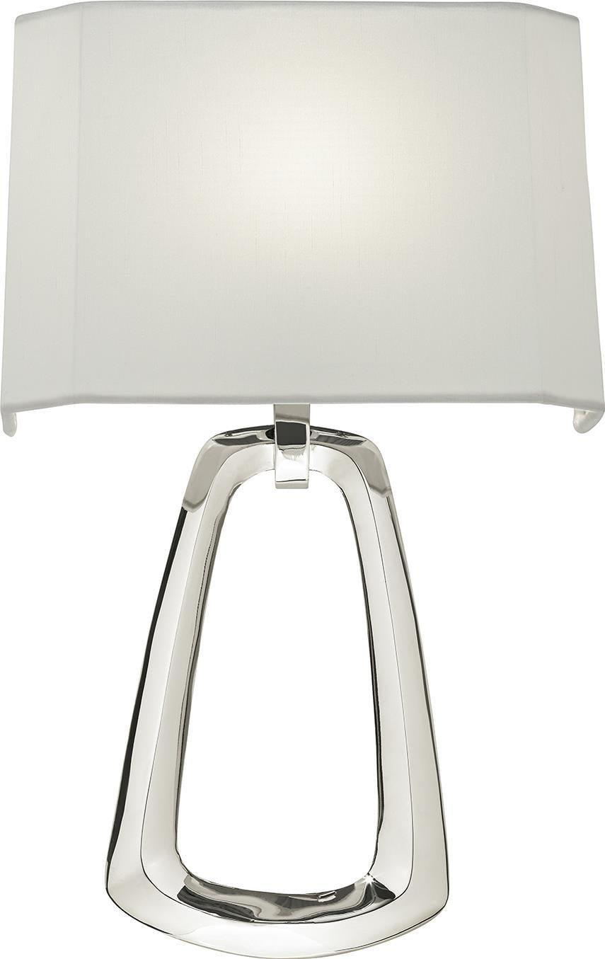 GROSVENOR SQUARE Sconce Wall Transitional 1-Light Laminated White ...
