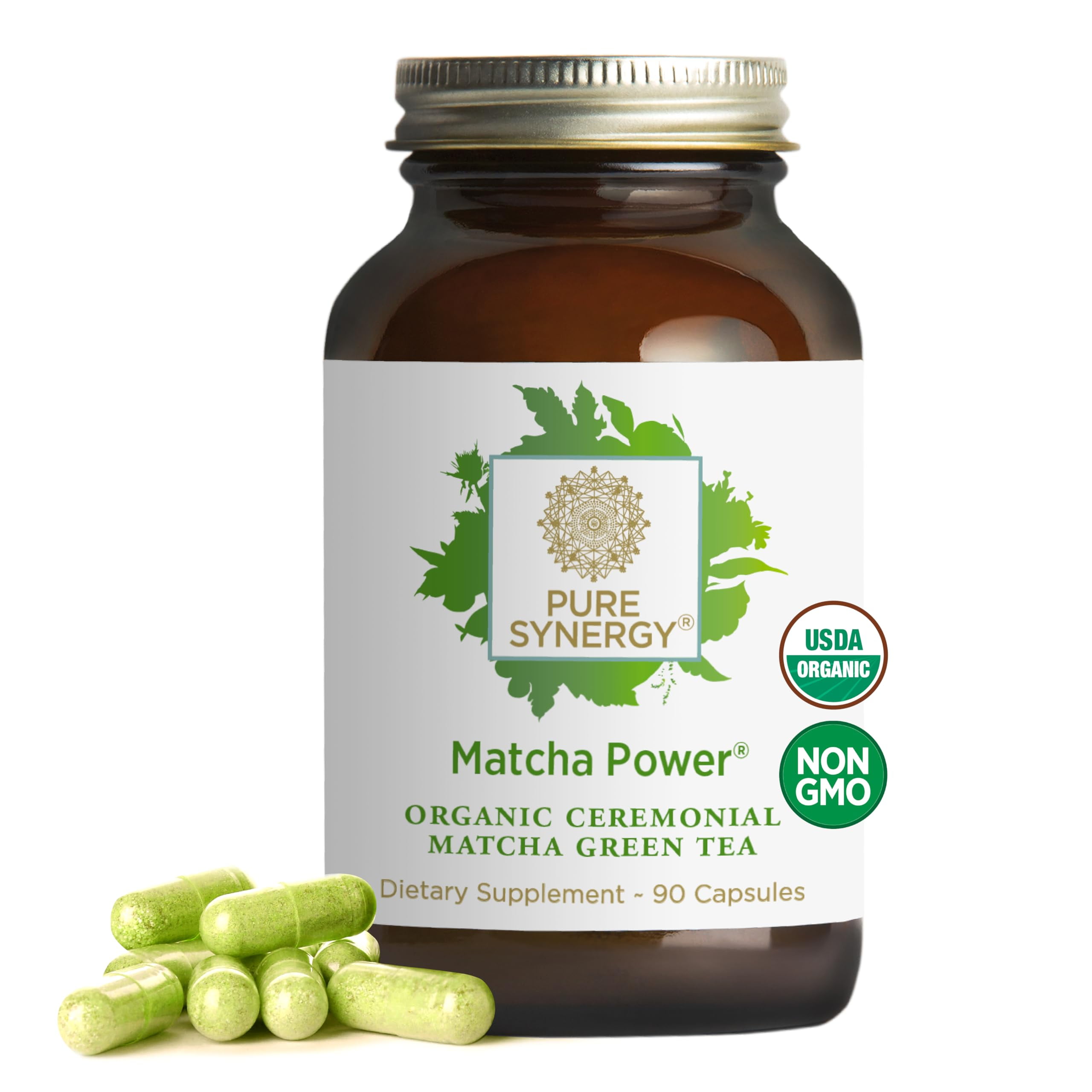 Suplemento PURE SYNERGY Matcha Power Matcha Organic Matcha 90 cápsulas ...