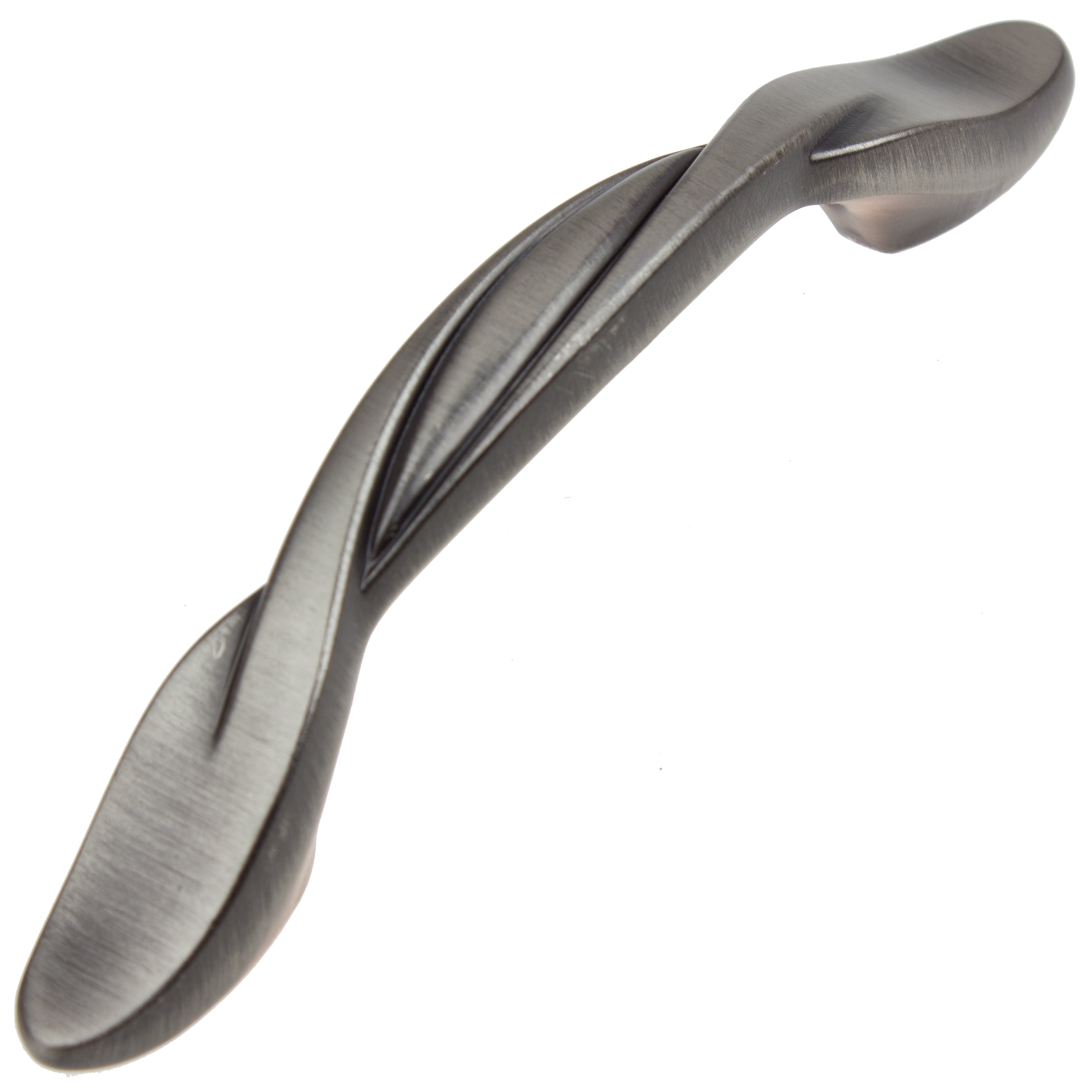 GlideRite 3 in. Center Twisted Cabinet Pull Hardware Handle, Satin ...