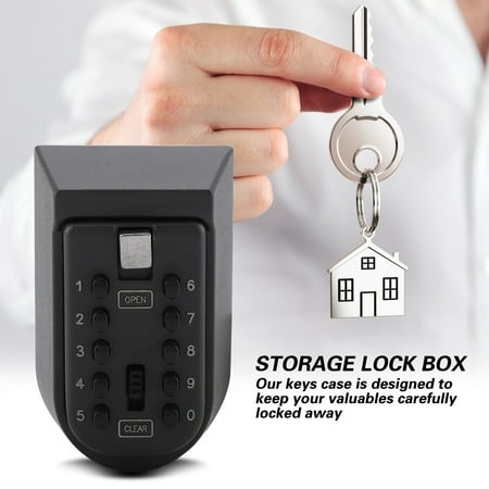 Ejoyous Waterproof Safe Security Outdoor Keys Storage Box Holder Door ...