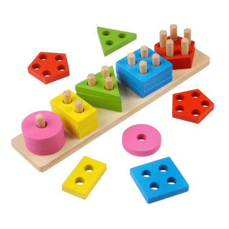Wooden peg board Wooden puzzles Sorting game Wooden pegging game for ...