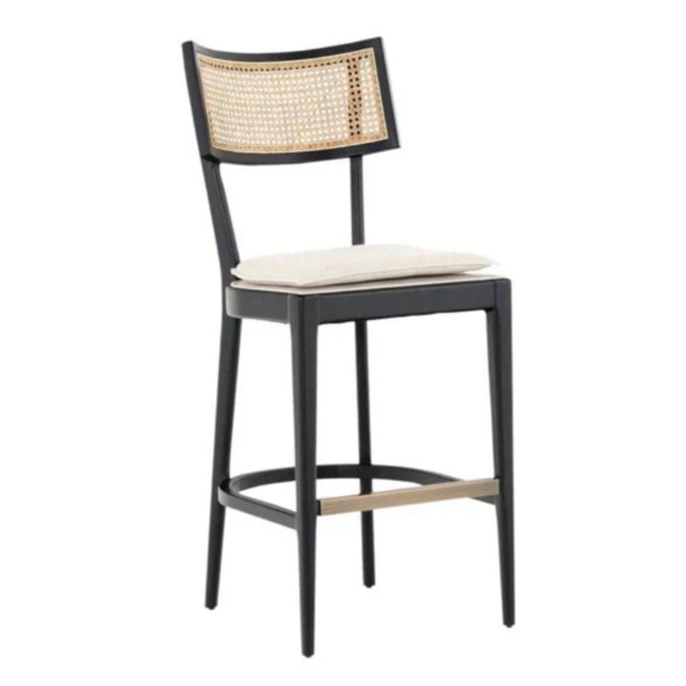 Click here for Plata Décor Import Inc Tina Cane Counter Stool Wit... prices