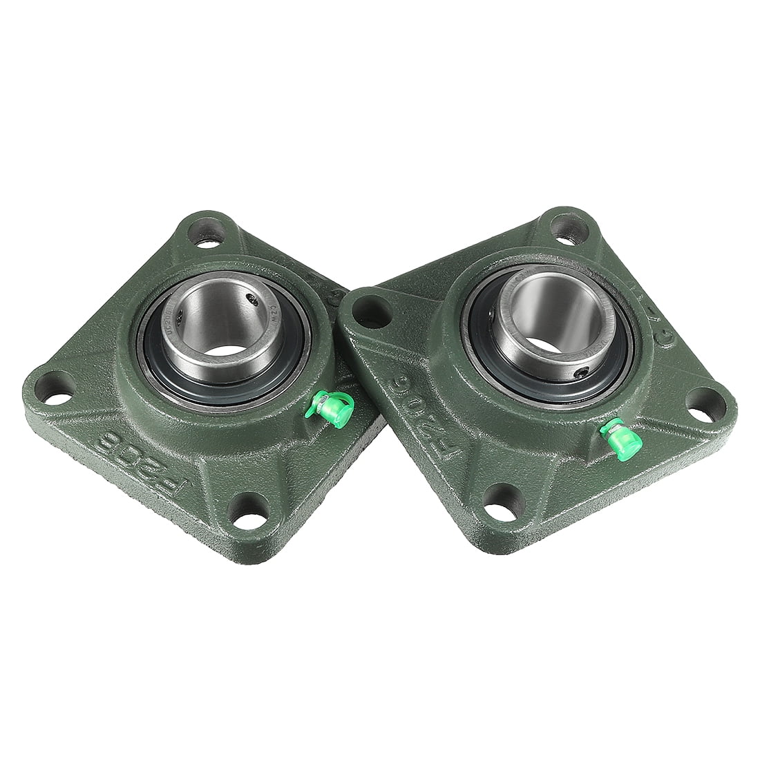 2pcs Pillow Block Bearing UCF206 30mm Mounted Bear Square Flange - Walmart.com